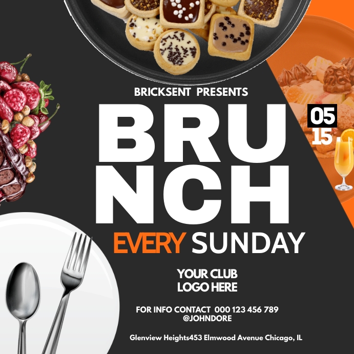 Plantilla de BRUNCH | PosterMyWall