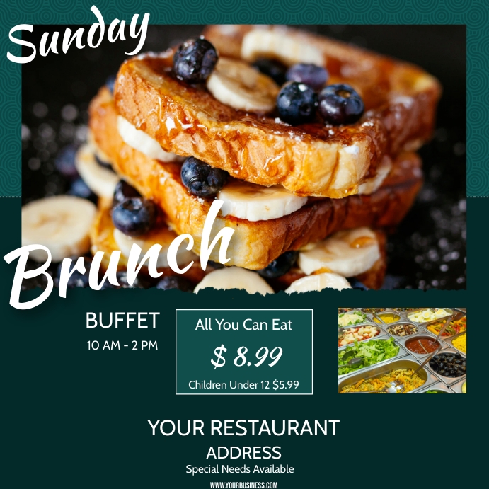 BRUNCH Template | PosterMyWall