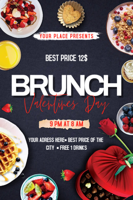 Brunch Flyer Template | PosterMyWall