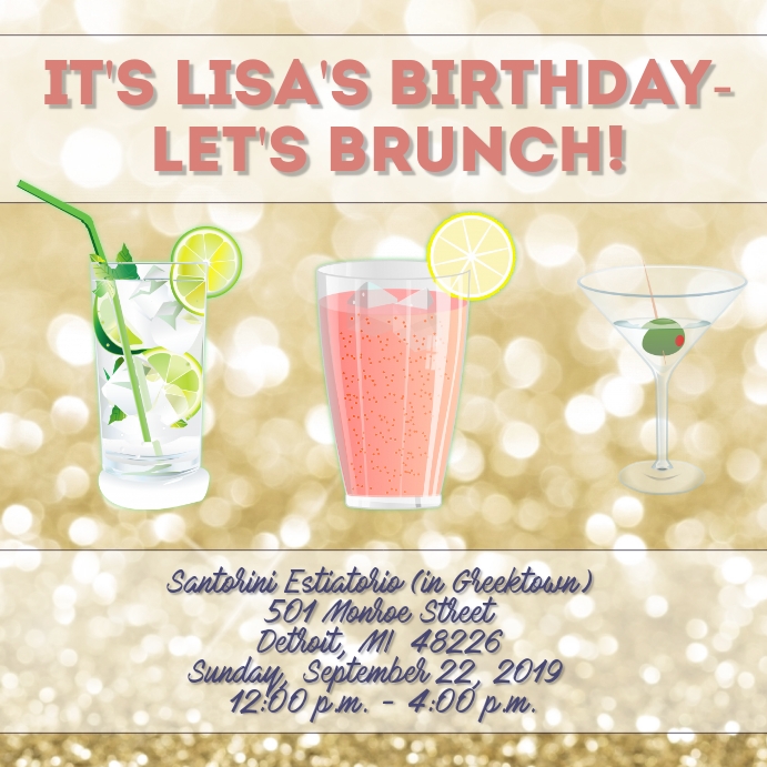 Brunch Instagram Invitation Template | PosterMyWall