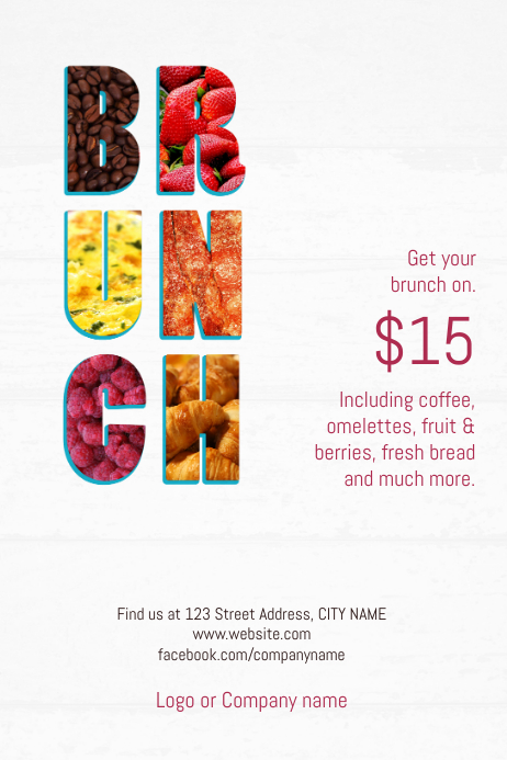 Brunch Poster Template | PosterMyWall