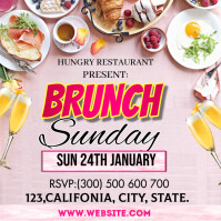 Sunday brunch design template flyer | PosterMyWall