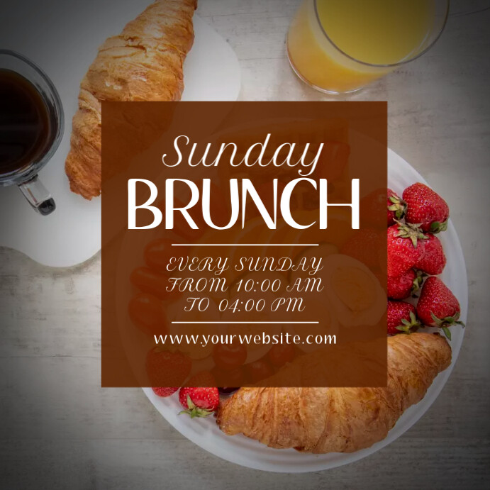 brunch2 Template | PosterMyWall