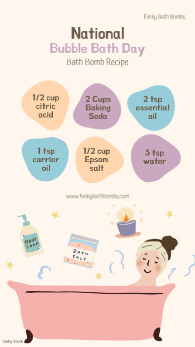Bubble Bath Day Story Template | PosterMyWall