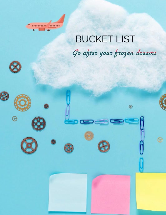 Copy of bucket list template (2) | PosterMyWall