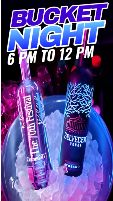 BUCKET NIGHT Template | PosterMyWall