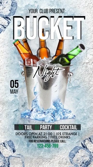 Copy of Bucket Night Instagram Story | PosterMyWall