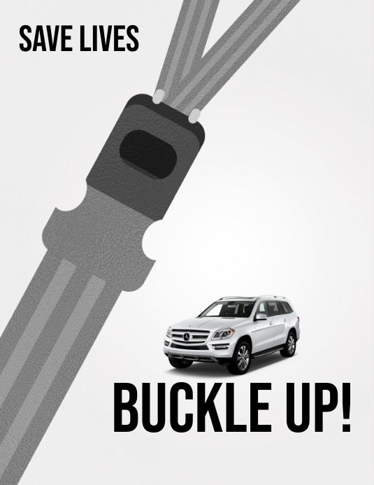 BUCKLE UP Template | PosterMyWall