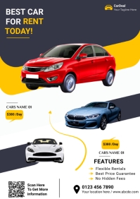 BUDGET CAR RENTAL TEMPLATE | PosterMyWall