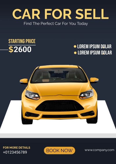 BUDGET CAR RENTAL TEMPLATE | PosterMyWall