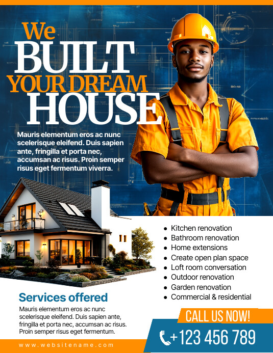 Copy of build house | PosterMyWall