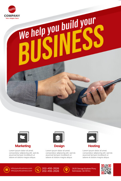 Build Your Business Poster Template | PosterMyWall