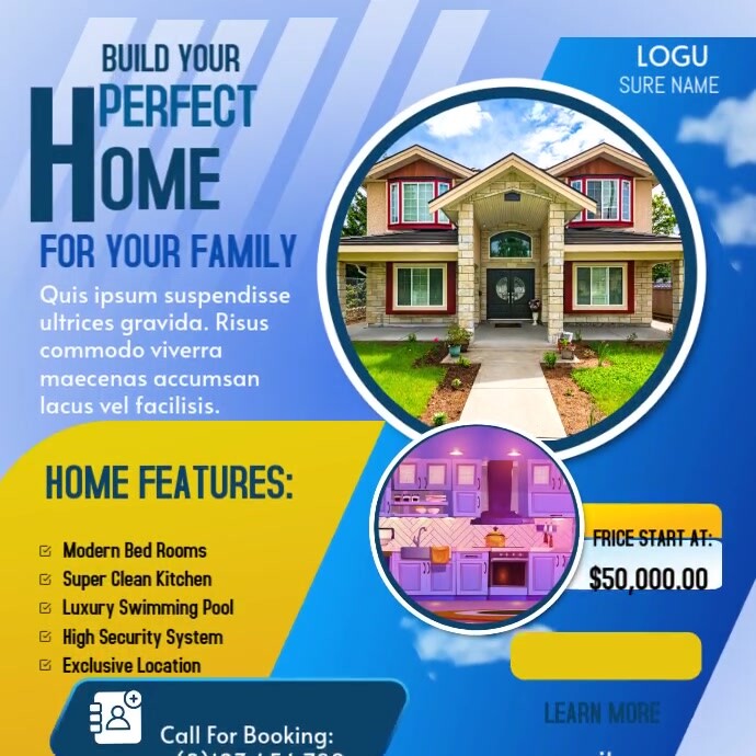Copy of BUILD YOUR PERFECT HOME | PosterMyWall