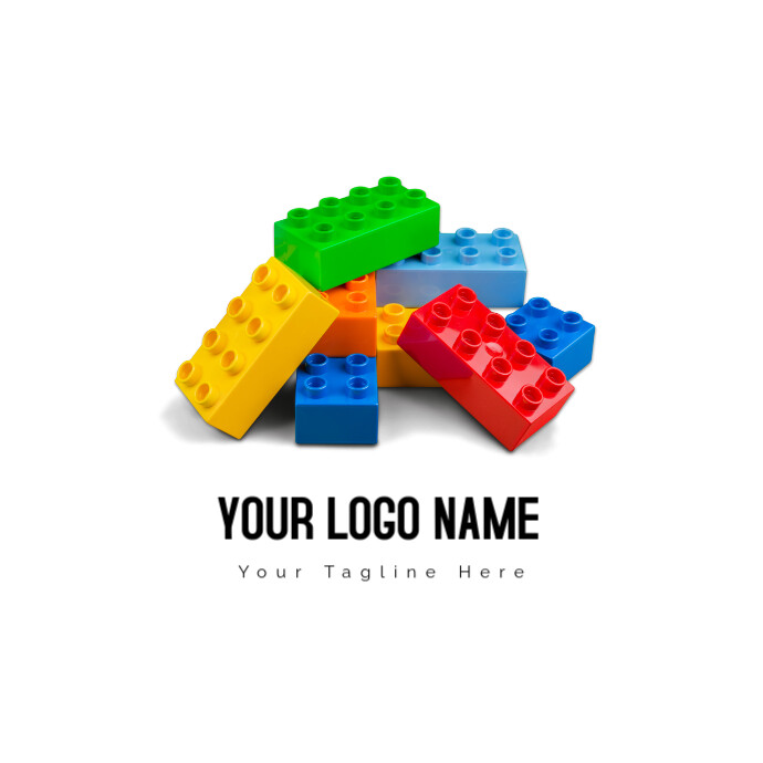 Building Block Toy Logo Template | PosterMyWall