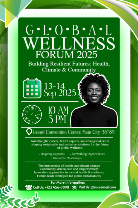 Copy of Building Resilient Futures Through Wellness | PosterMyWall