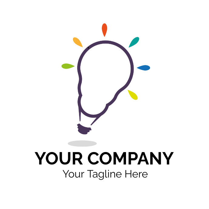 Plantilla de Bulb light Company logo Design | Bulb busines | PosterMyWall