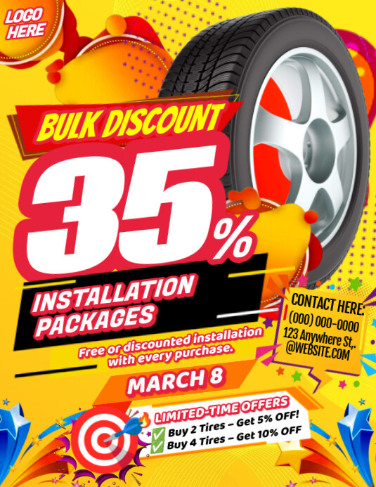 Bulk Discount Sale Flyer Template | PosterMyWall
