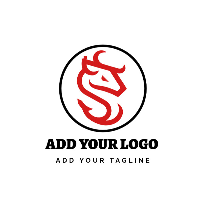 Plantilla de bull head /brand /company logo | PosterMyWall