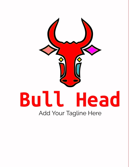 Bull strength business logo company logo icon Template | PosterMyWall