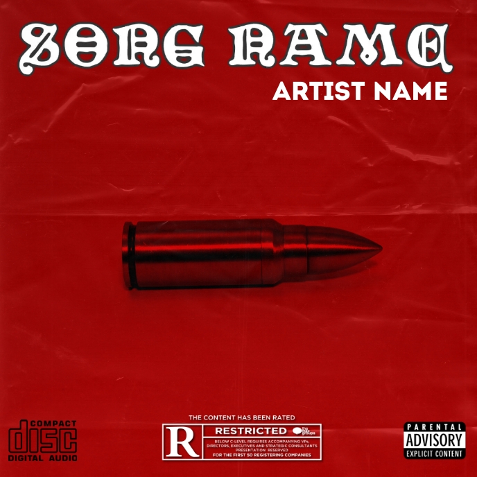 Bullet album cover (1) Template | PosterMyWall