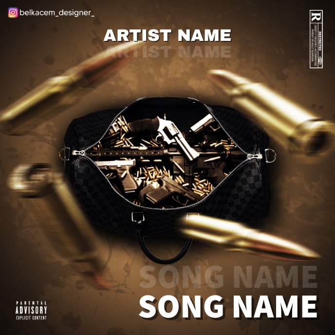 Copy of bullets cover art | PosterMyWall