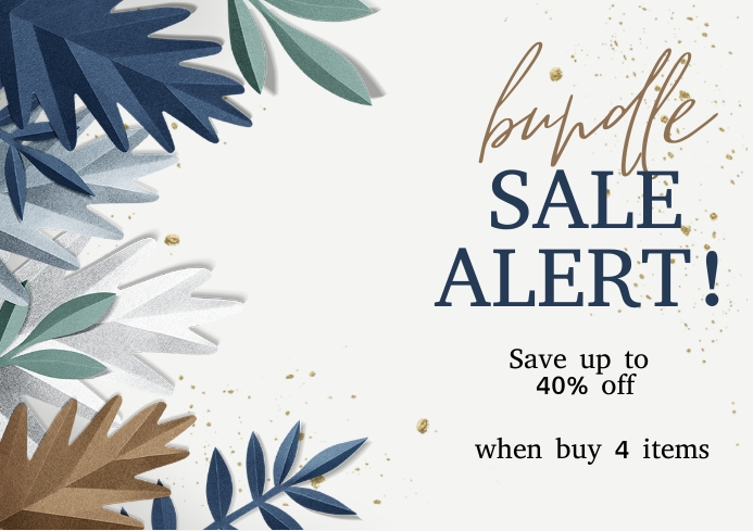 Bundle Sale Alert Template | PosterMyWall