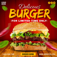 Burger Ads Template | PosterMyWall