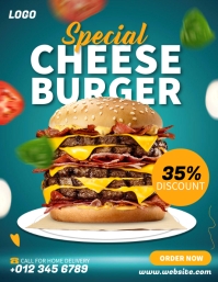 Burger Template Ads | PosterMyWall
