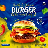 The Best Burger Ads Template | PosterMyWall