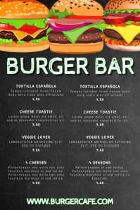 Art Cafe Menu Template | PosterMyWall