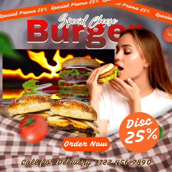 Burger Best Deals Template | PosterMyWall
