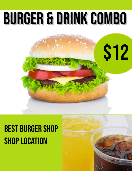 burger deal Template | PosterMyWall
