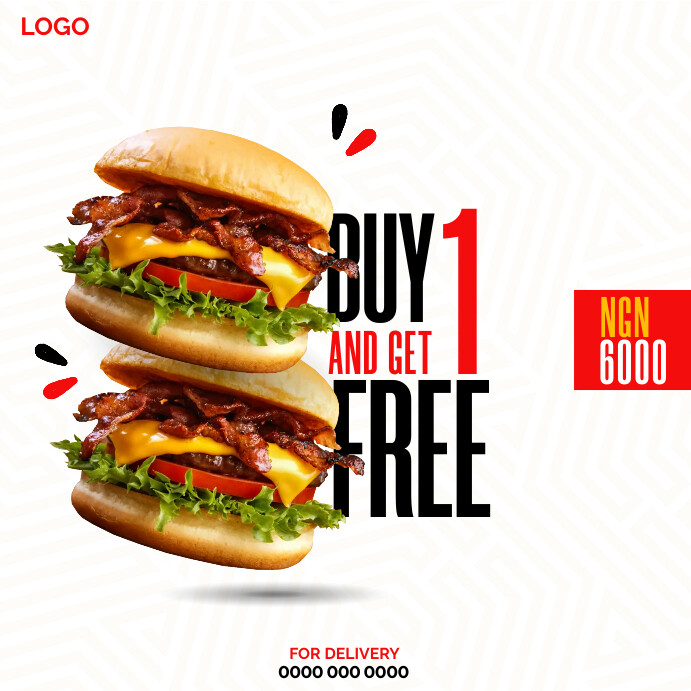 Copy of burger deal flyer | PosterMyWall
