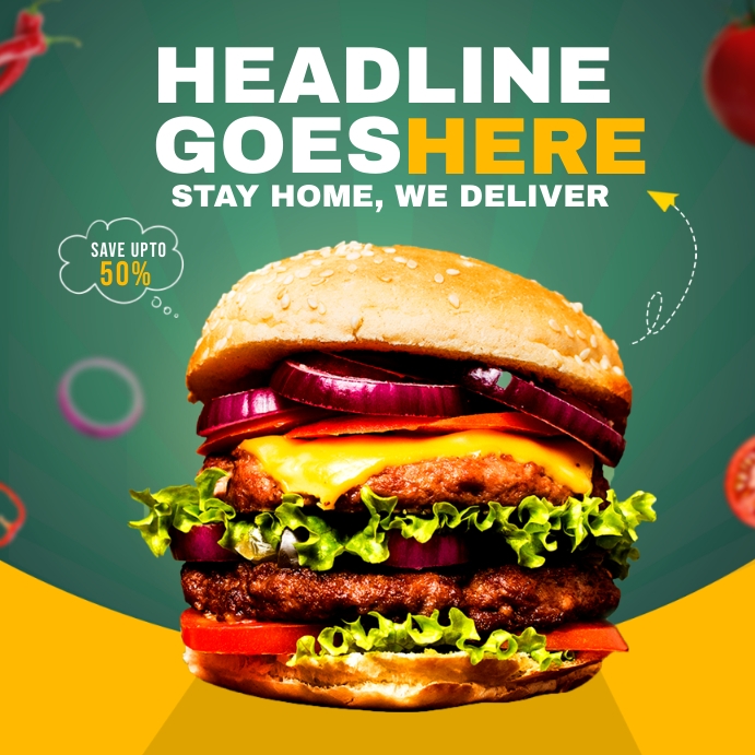 Burger Deals Template | PosterMyWall