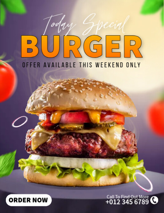 Burger Deals Template | PosterMyWall