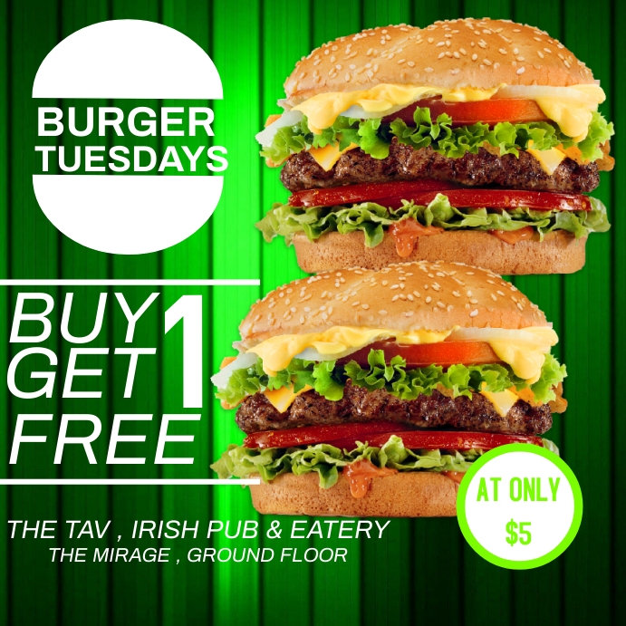 BURGER DEALS FLYER Template | PosterMyWall