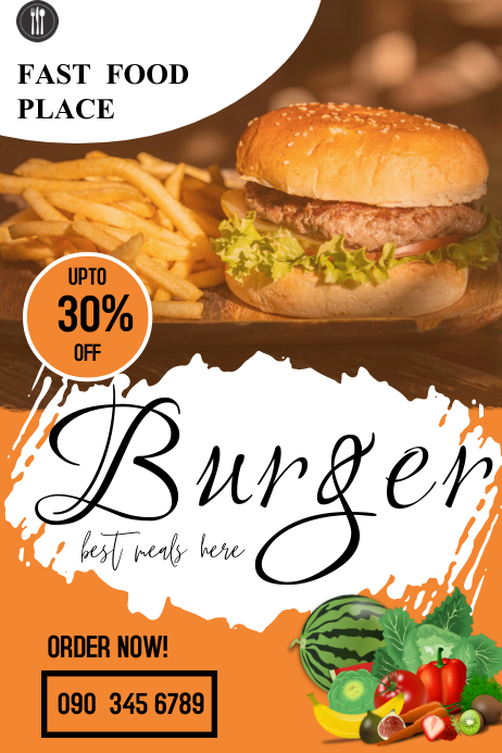 Copy of BURGER DELIVERY | PosterMyWall