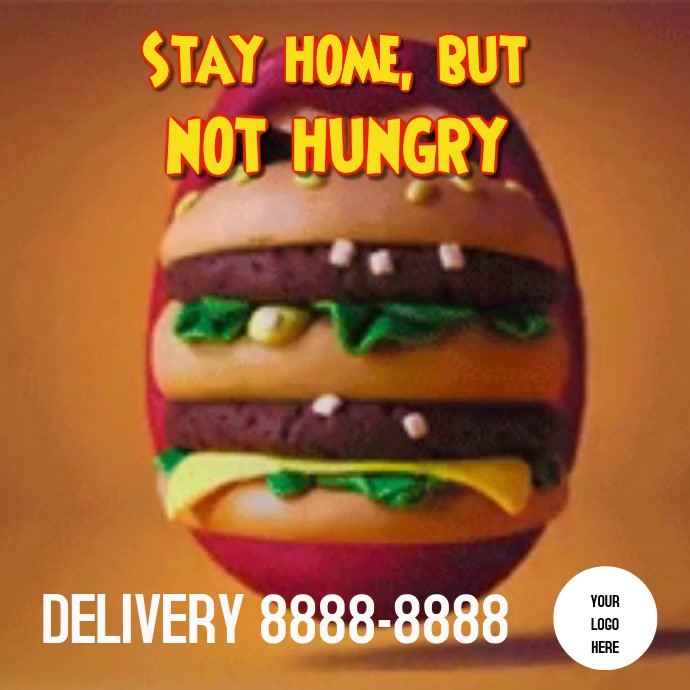 Burger Delivery Template | PosterMyWall