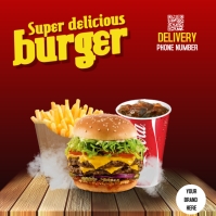 Burger Template | PosterMyWall