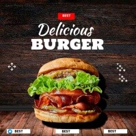 Maximalist Burger Album Cover Template | PosterMyWall