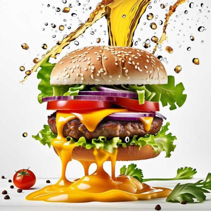 Burger Template | PosterMyWall