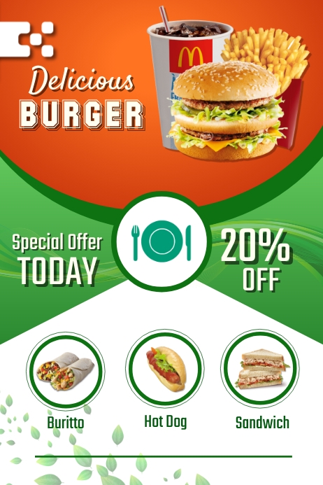 burger Template | PosterMyWall