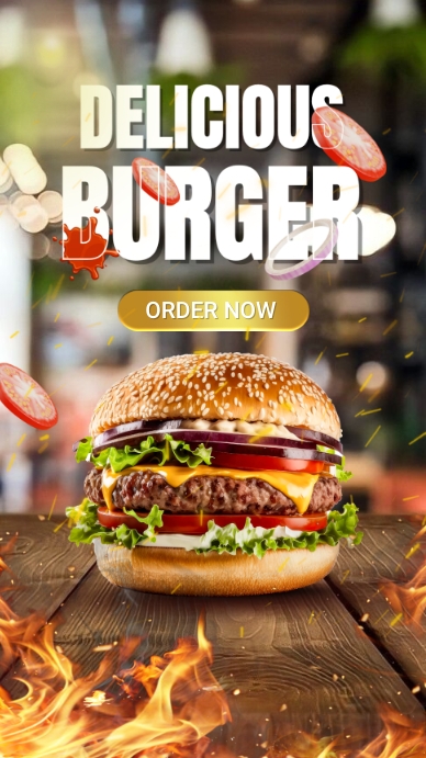 burger Template | PosterMyWall