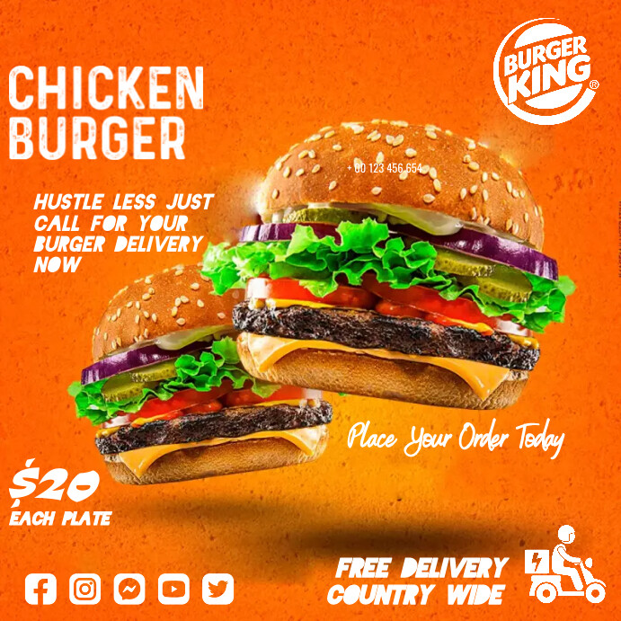 burger Template | PosterMyWall