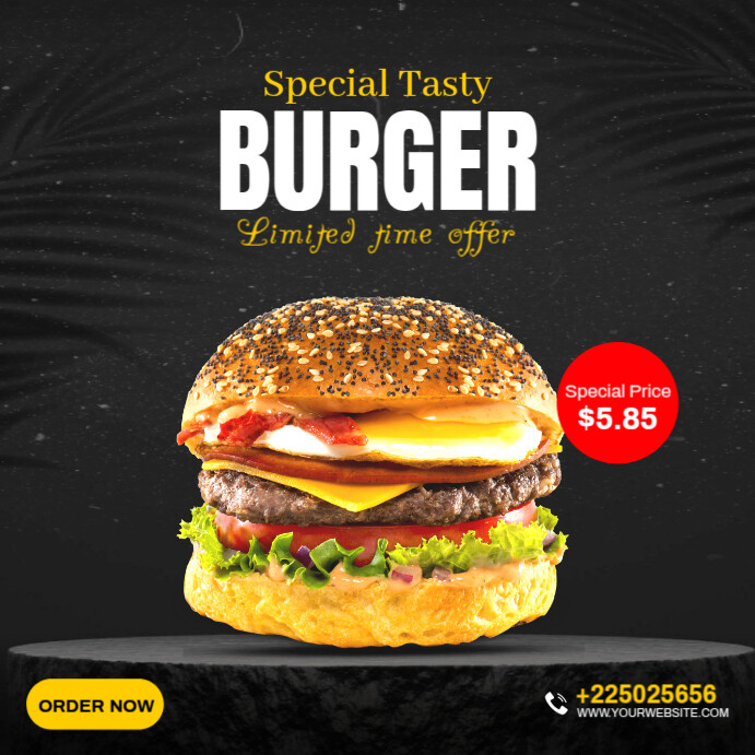 Copy of BURGER | PosterMyWall