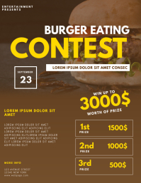 Eat them all Eating Contest Flyer Template | PosterMyWall