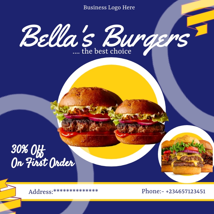 Burger Flier Template | PosterMyWall