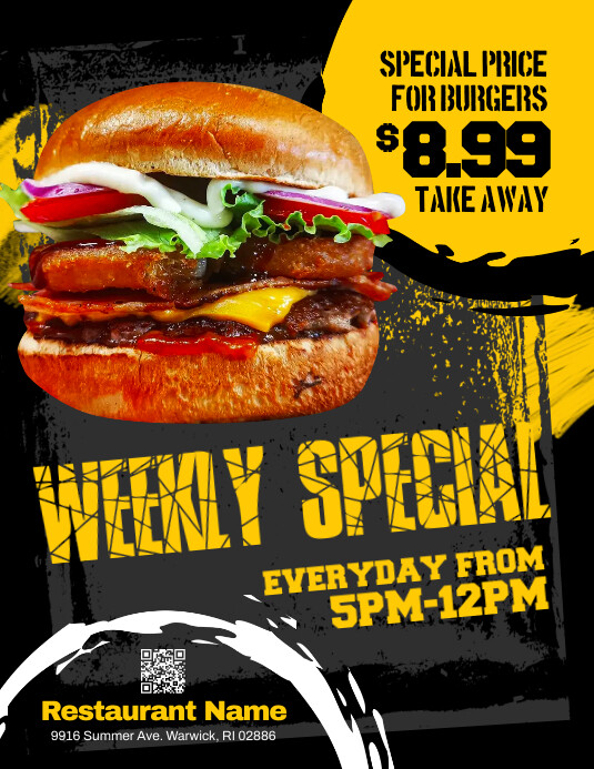 Burger Flyer Template | PosterMyWall