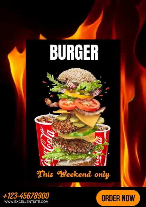 burger flyer Template | PosterMyWall