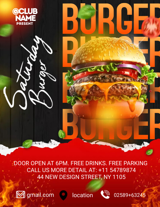 Burger Flyer Template | PosterMyWall